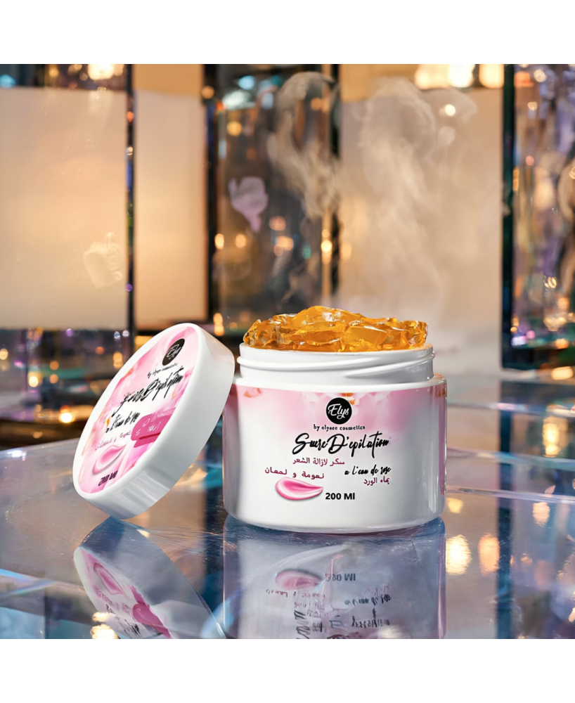Sucre d’Épilation ELYS à l’Eau de Rose – 100% Naturel – Corps & Visage ...